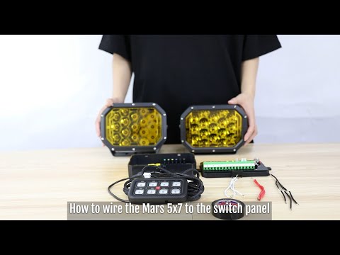 How to connect COLIGHT 5x7 Mars series to the switch panel