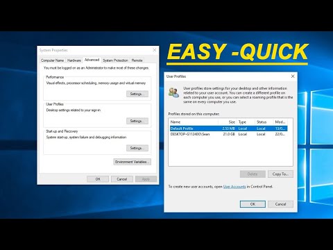 Profile Not Deleted Completely, Error – the Directory Is Not Empty FIX
