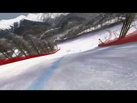 Olympic Sochi 2014 Downhill for Ski & Snowboard Simulator SkyTechSport