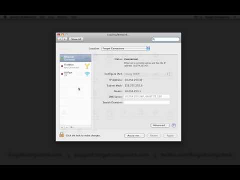 Mac OS X - Find Local IP Address