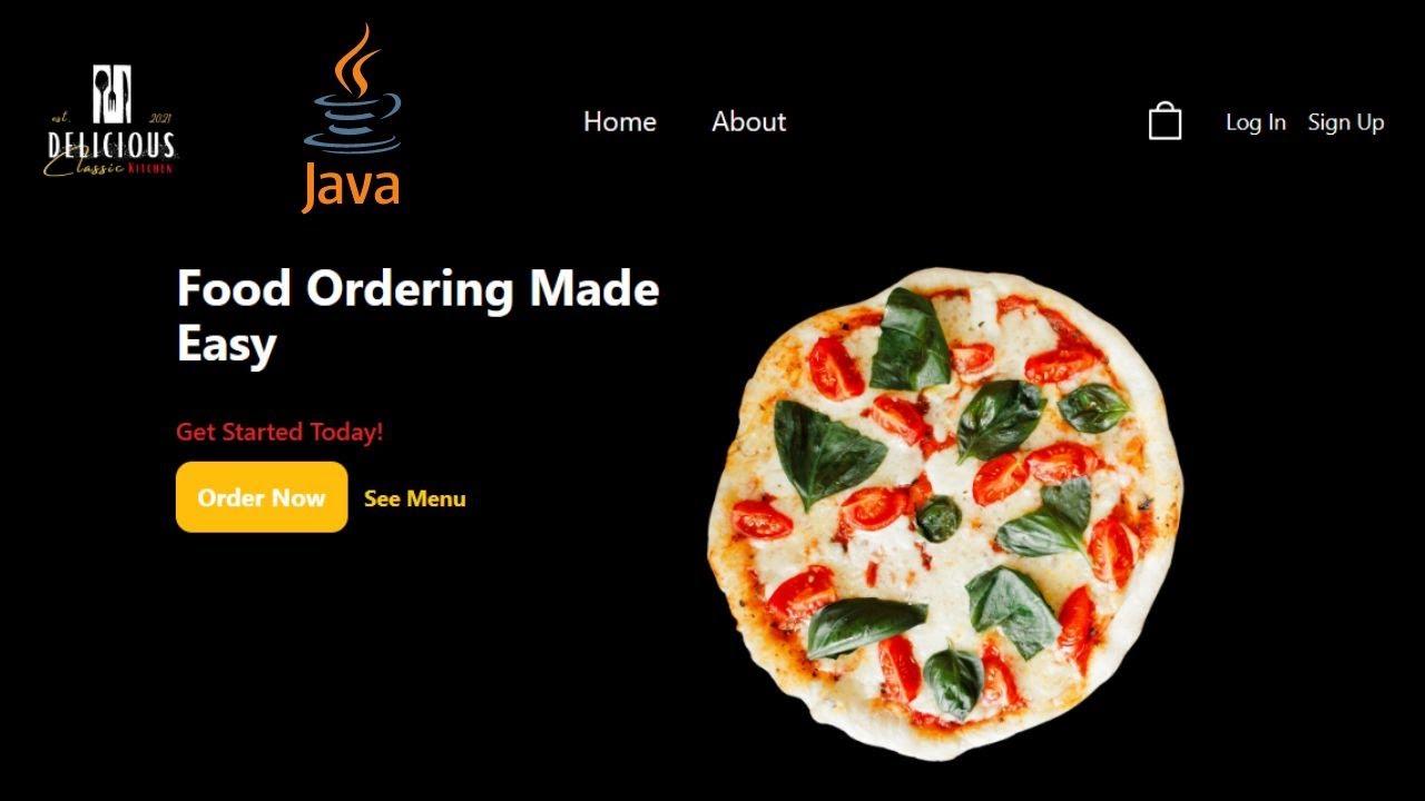 Food Ordering App Using Java with ThreeJS (WebGi) & GSAP