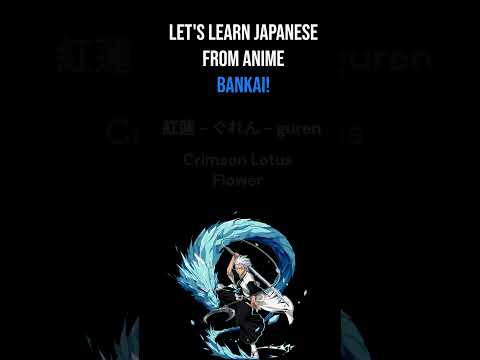 Let's learn Japanese from Anime - Bankai! #bleach #bankai #learnjapanese #japanese #tybw #anime