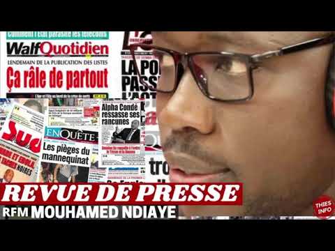 REVUE DE PRESSE RFM , REVUE DE PRESSE AUJOURD'HUI 22 06 2025