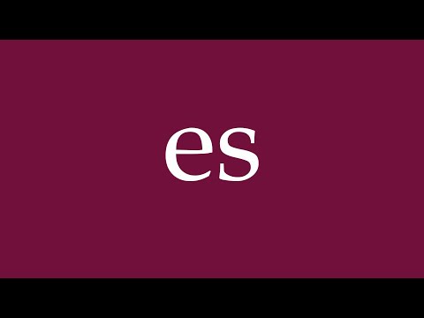 How to Pronounce ''es'' (it stays) Correctly in German