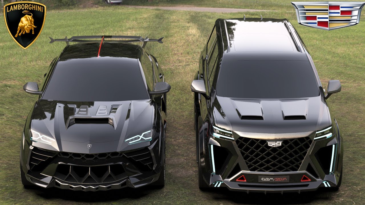 Virtually Modded Lambo Urus Meets Digitally Tuned Caddy Escalade, Share ...