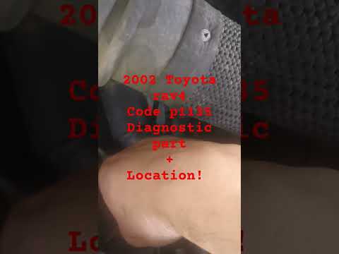 2002 Toyota rav4 code p1135, diagnostic part+ location🤔
