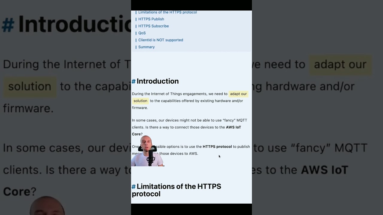 How to send messages to AWS IoT Core without an MQTT client? #iot #aws #mqtt