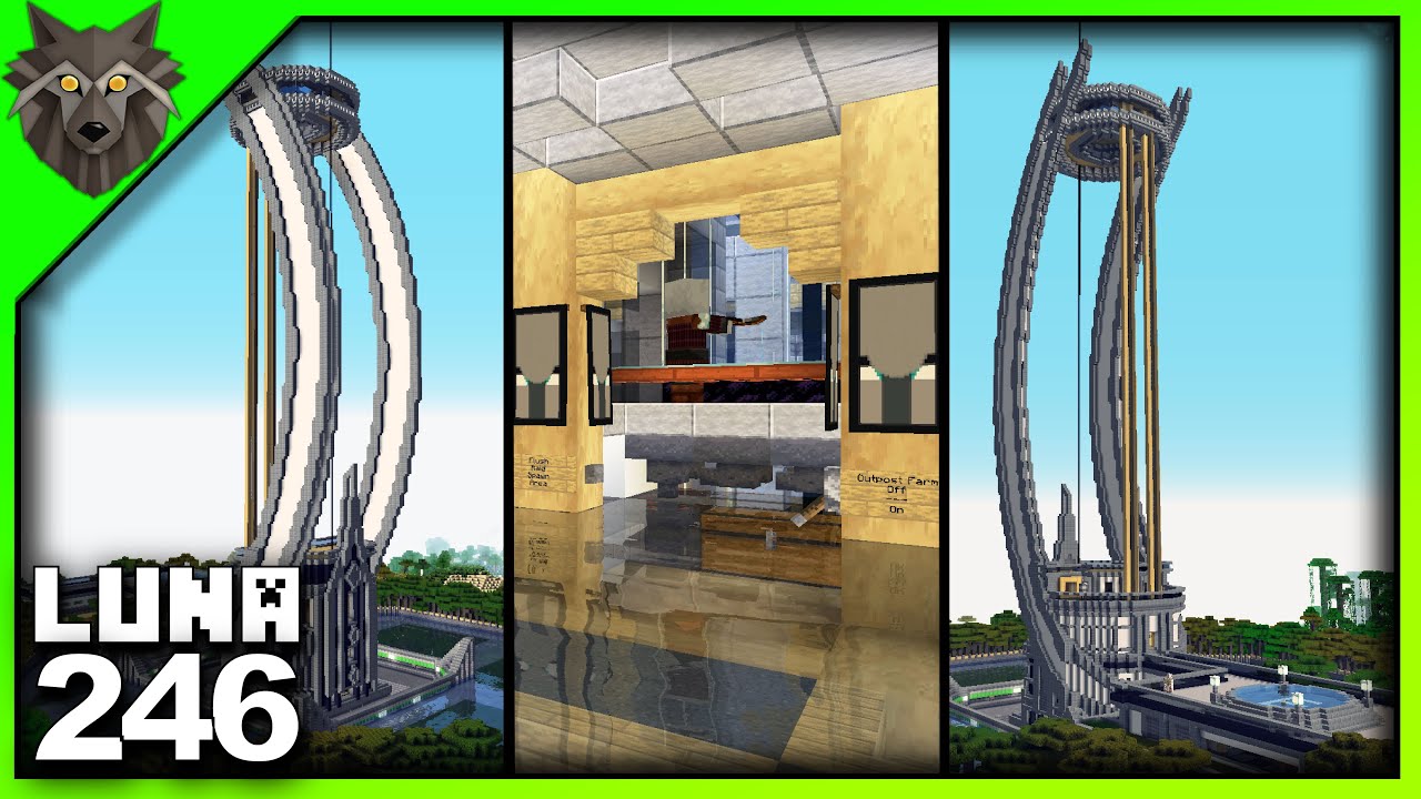 MINECRAFT Survival 246 | RAID FARM Renovations! | Wolfins Eclipse Outpost | LUNA SSP Phase 3