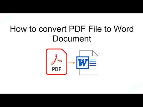 How to convert PDF to Word Without Third Party Apps