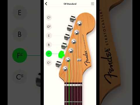 C# tuning fender tuner