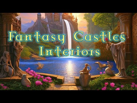 Explore the Enchanting Interiors of Magic Fantasy Castles on Fantasy Music [AI Generated Images]