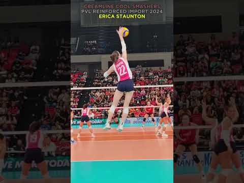 ERICA STAUNTON : Creamline Cool Smashers Import player!