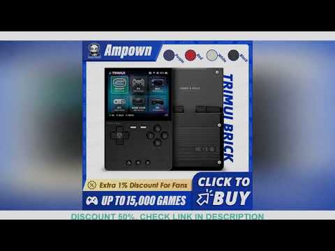 TRIMUI BRICK Portable Retro Game Console 400PPI IPS Screen Linux System 3000mAh Long-life Battery Mo