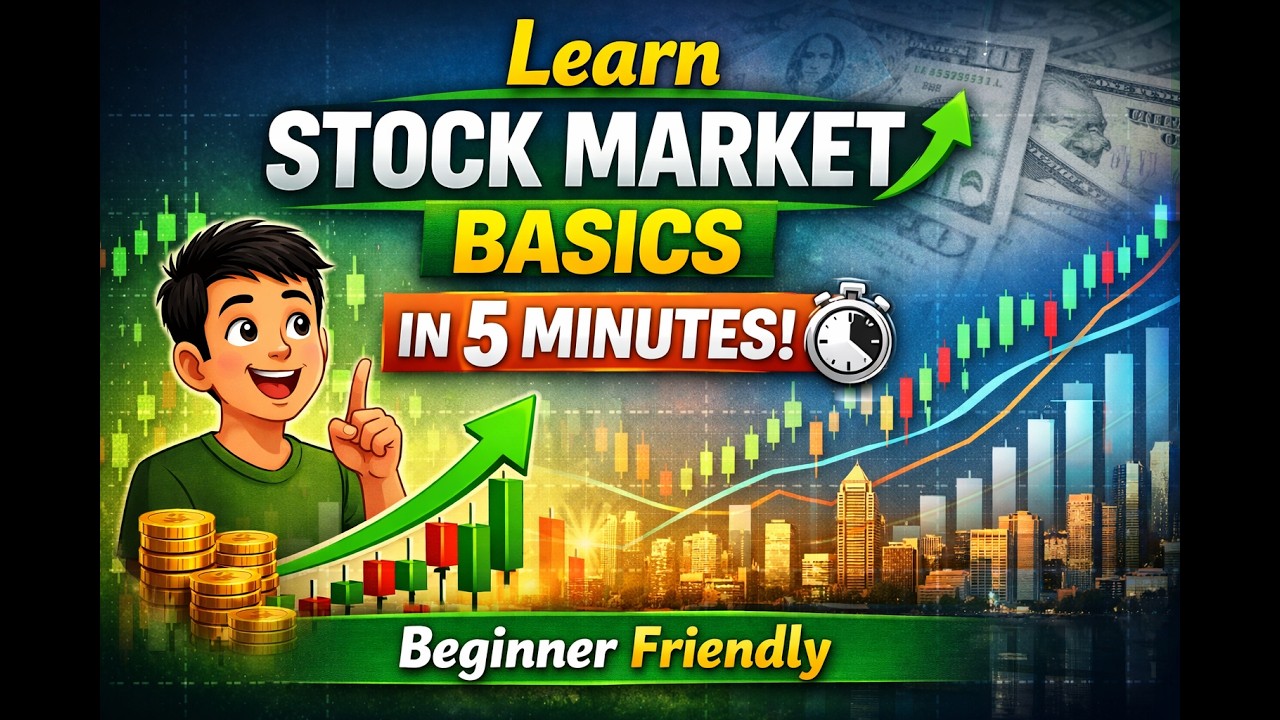 Stock Market Basics Explained for Beginners (Simple Guide)