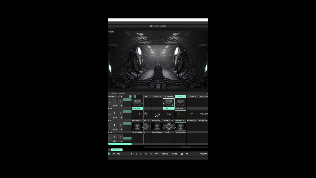 Compositing Live in Resolume Arena