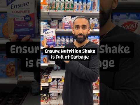 Ensure Nutrition Shake is Full of Garbage #ensure #nutritiontips #shakes