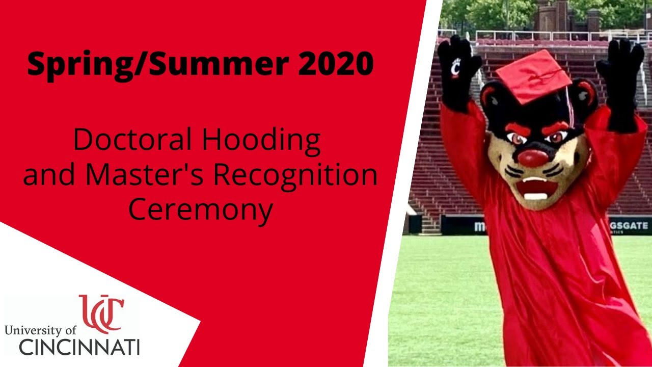 Spring/Summer 2020 Doctoral Hooding and Master's Recognition Ceremony