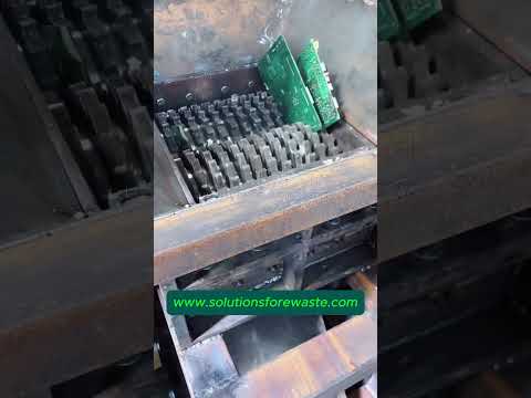 Pcb Board Shredding Machine | E-waste Crusher Recycling #machine