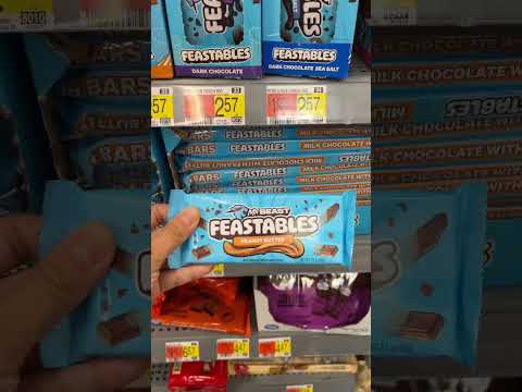 4 @MrBeast #feastables #chocolate bars found at @Walmart #walmart #snacks #chocolates