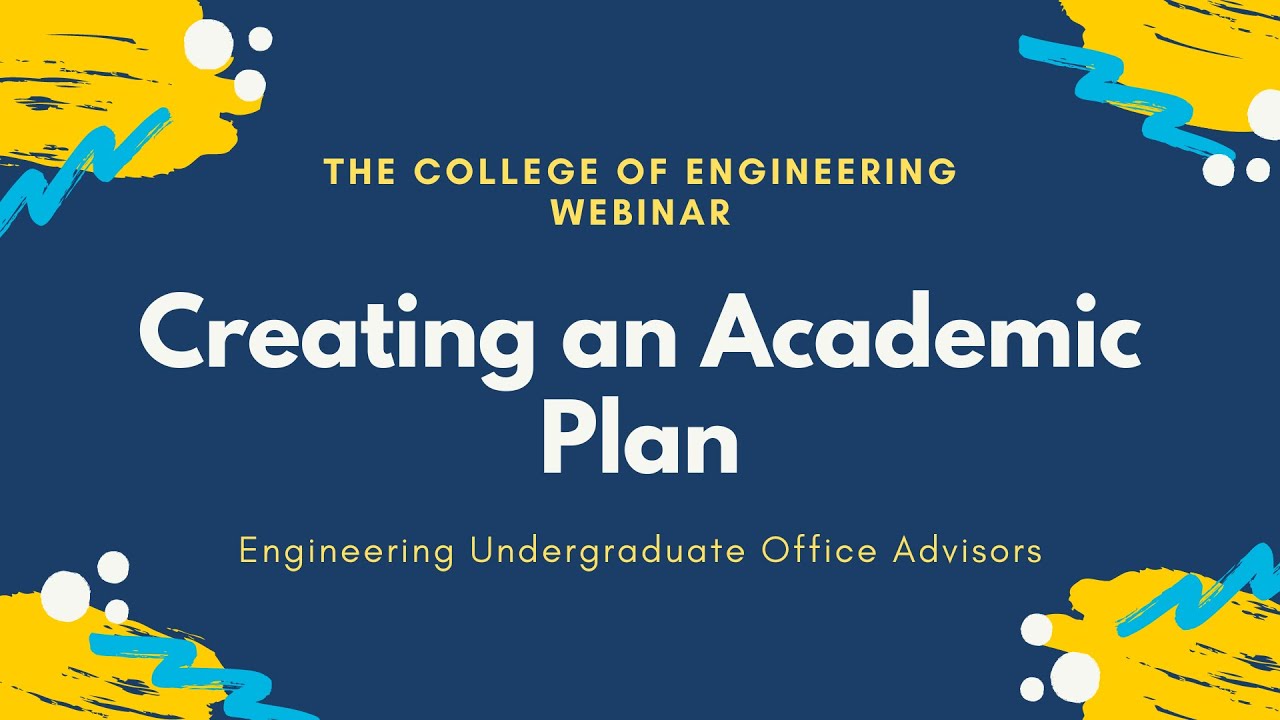 How to Create an Academic Plan