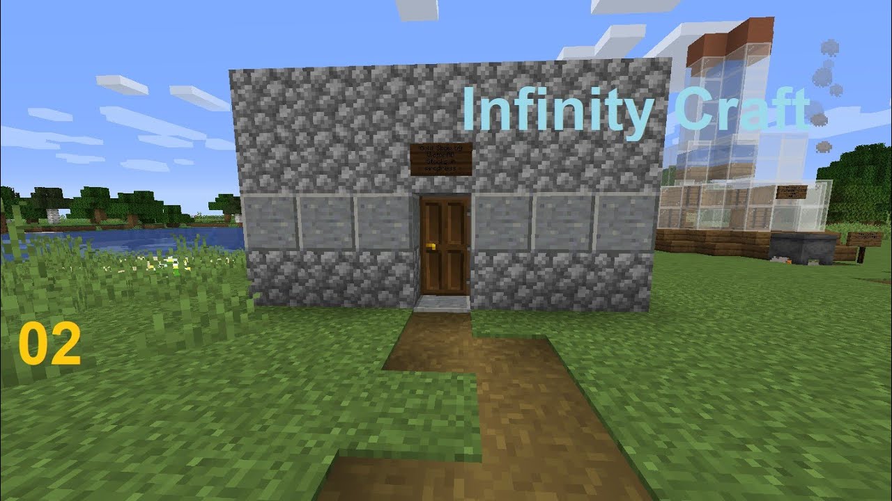 Infinity Craft Episode 2 - Efficient Gold Farm and Shop