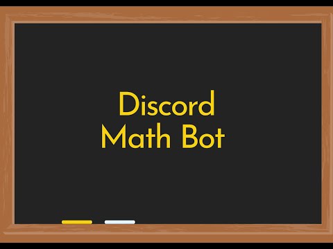 Discord Math Bot