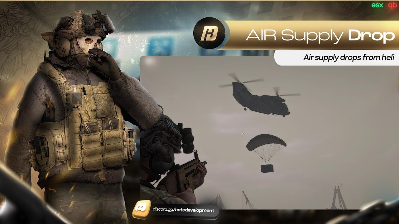 Fivem Airdrop Script [Synced] | Hate Development