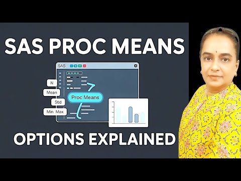 1 - SAS Proc Means Options