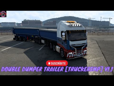 [ETS2 v1.47] MOD - DOUBLE DUMPER TRAILER V1.1