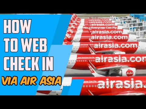 HOW TO WEB CHECK IN VIA AIR ASIA 2025 #webcheckin #checkin #airasia #airasiaflight
