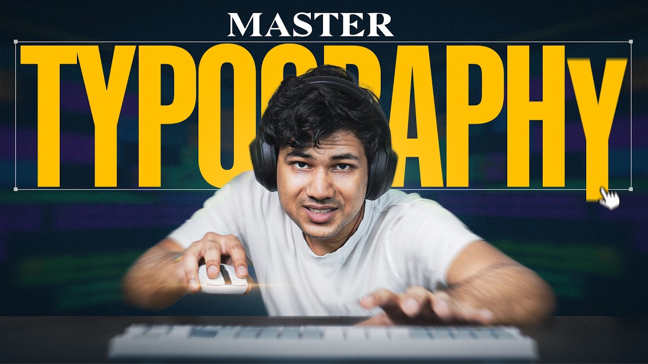 6 Font & Typography Principles every Video Editor should Know