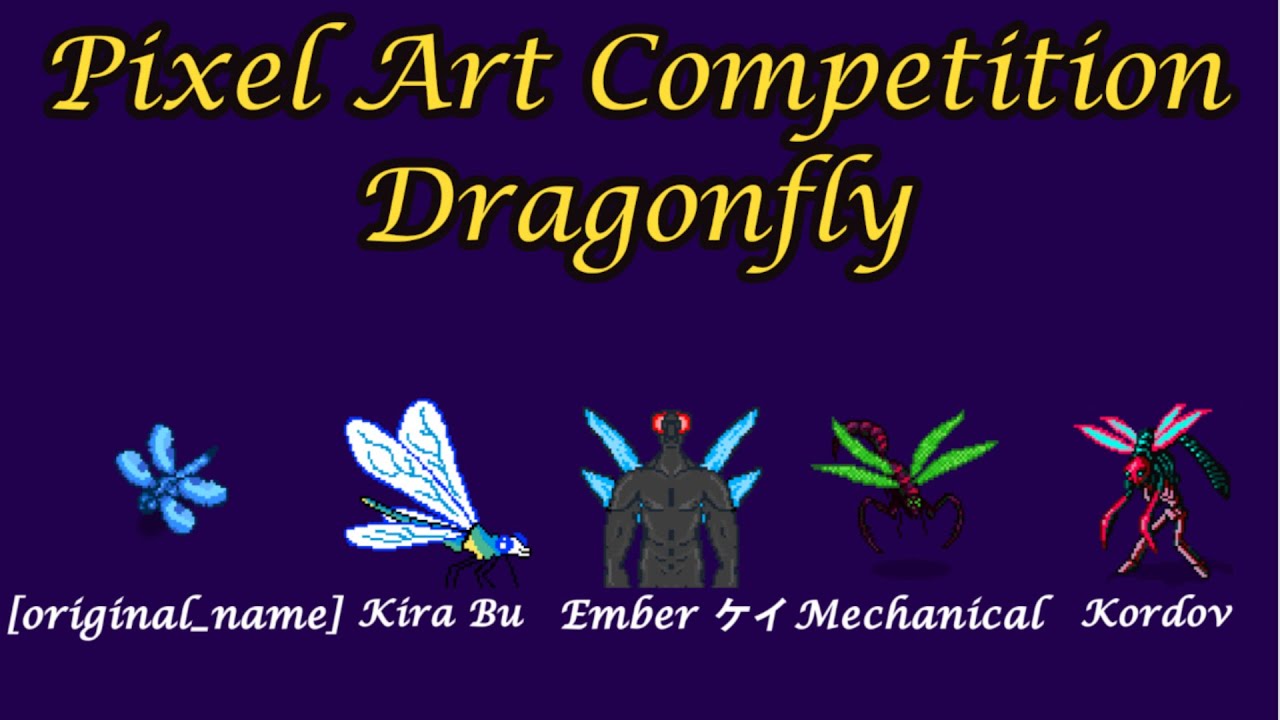 Pixel Art Competition: Dragonfly - Results