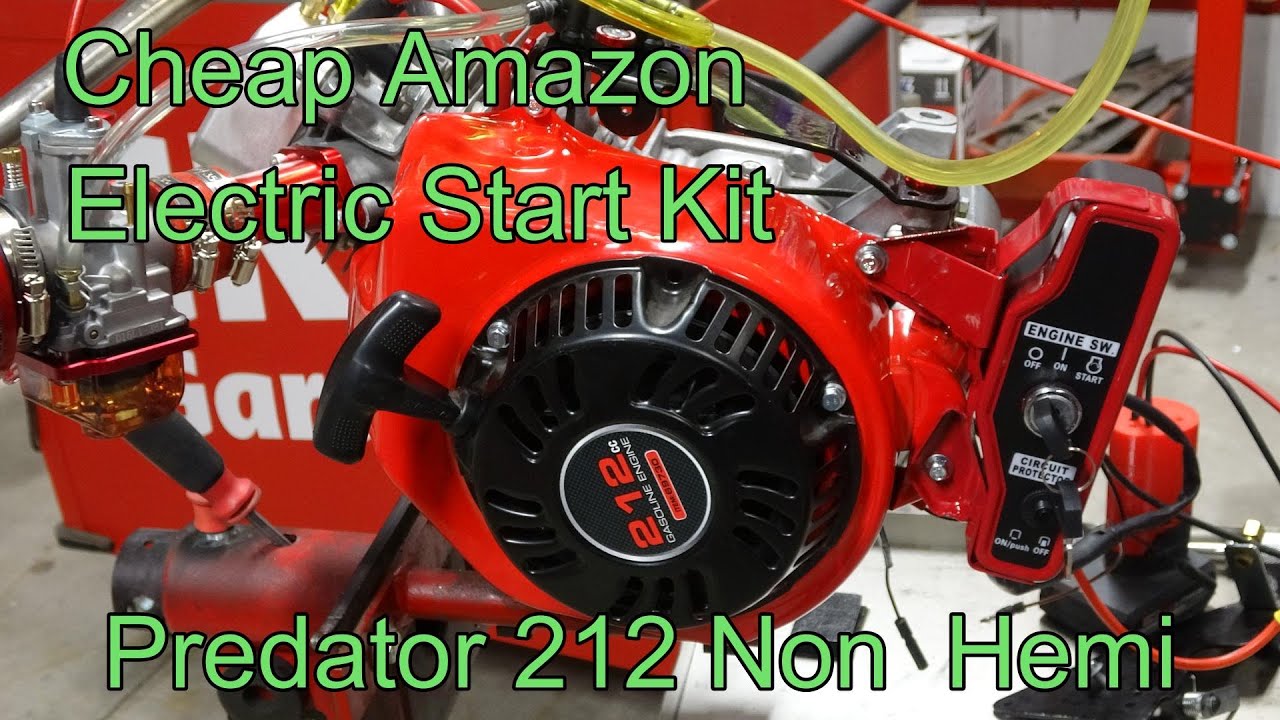 Amazon electric start kit for Predator Non Hemi 212 engine