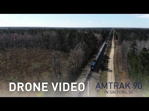 Amtrak 90 'The Palmetto' Drone Video