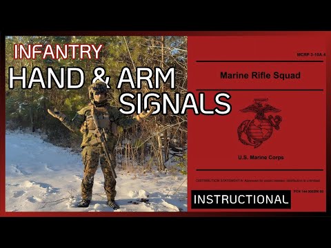 [ HAND & ARM SIGNALS ] for Marine Corps Infantry