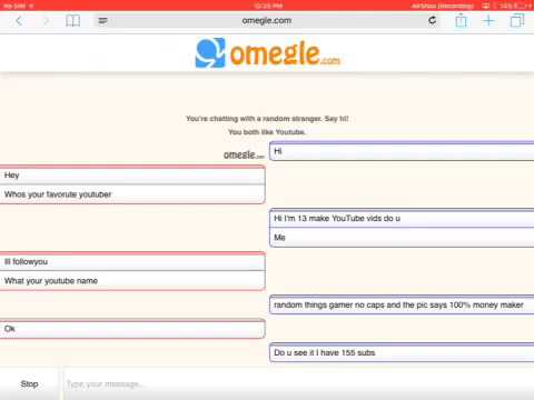 Omegle talk to strangers