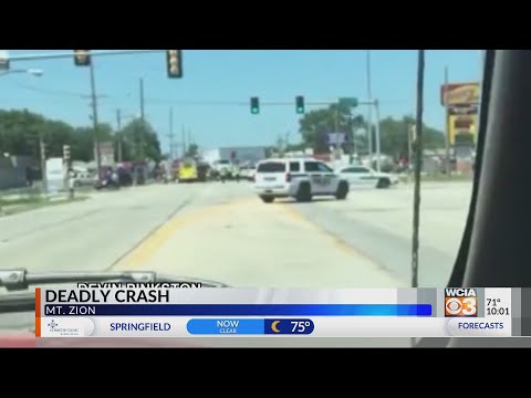 Deadly crash in Mt. Zion