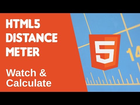 Learn HTML5 Programming Tutorial | Learn HTML5 Distance Meter Watch Calculate - Mind Luster