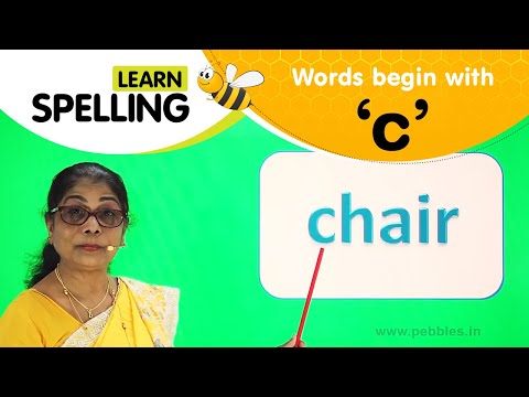 Spell & Tell Words that begin with 'C' | Word Phonics | Learn Spelling Words begin with Alphabet 'C'