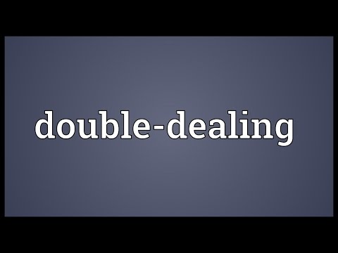 Double-dealing Meaning