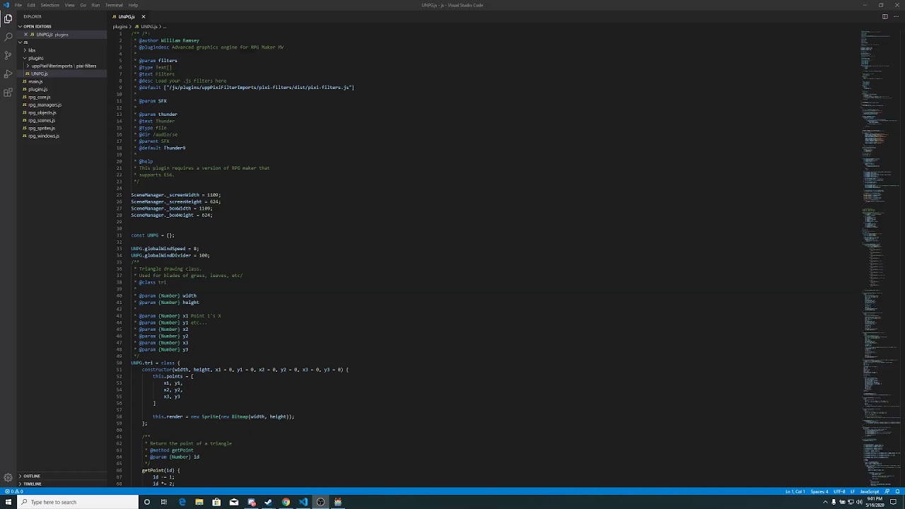 RPG Maker MV - Live Plugin Development - UnPG