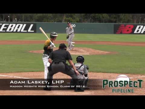 Adam Laskey Prospect Video, LHP, Haddon Heights High School Class of 2016