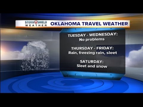 George discusses the winter weather heading toward Oklahoma