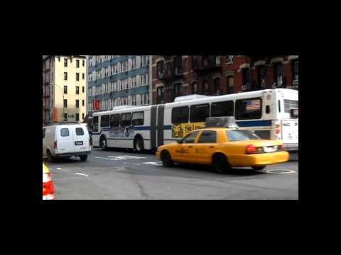 Mta New York City Bus D60HF #5374 On The M101 LTD