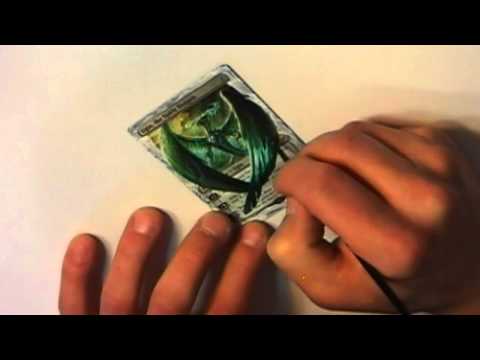 Alternate Art Ugin Speed Painting and Auction - Magic the Gathering