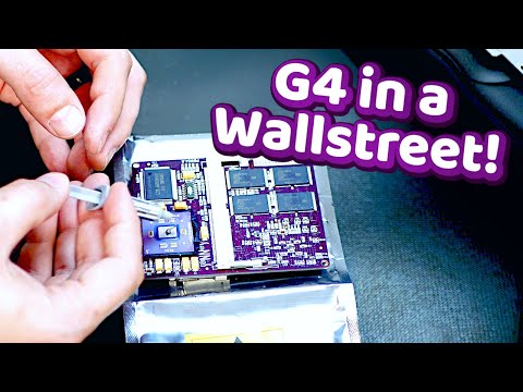 Installing a RARE SEALED Sonnet G4 upgrade in a PowerBook G3 Wallstreet!