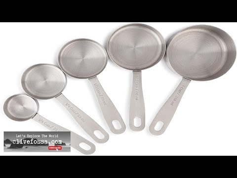 Stainless Steel Measuring Cups 5 Piece Heavy Duty Measuring Cup Set Review