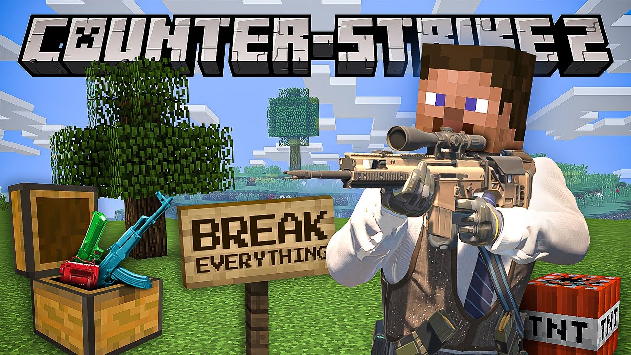 Minecraft Recreated in Counter-Strike 2