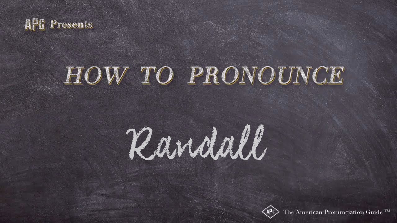 How to Pronounce Randall (Real Life Examples!)