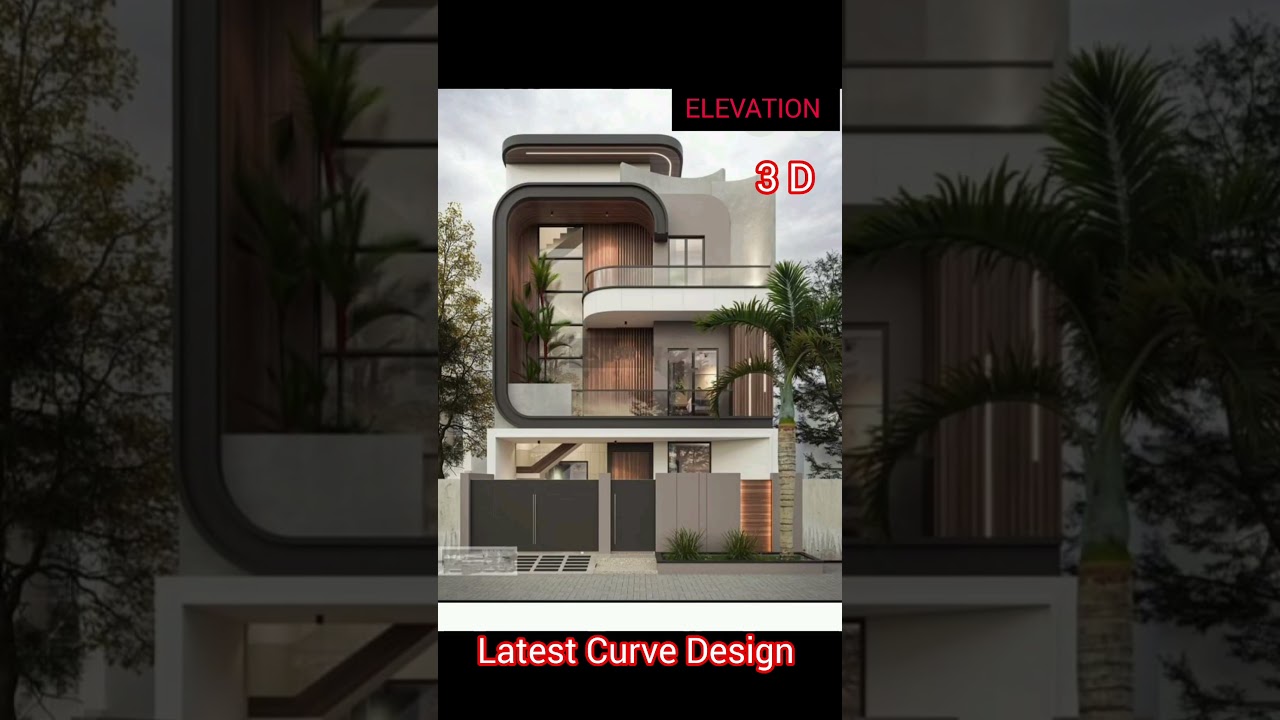 Elevation 3d latest Design Curve Elevation Ideas 20'front 💡 DESIGNER ARCHITECT ENGINEER DRAWINGS